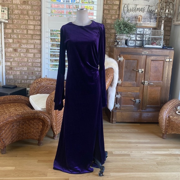 The Pyramid Collection | Dresses | The Pyramid Collection Purple Bell ...